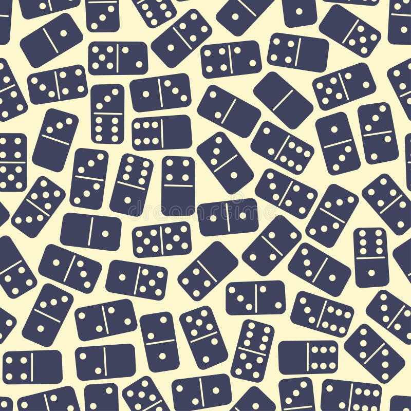 Dominoes pattern stock vector. Illustration of leisure - 26361529