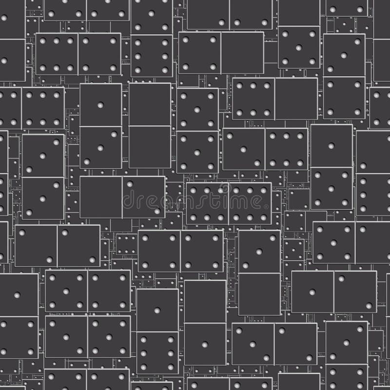 Dominoes. Seamless texture stock illustration. Illustration of form ...