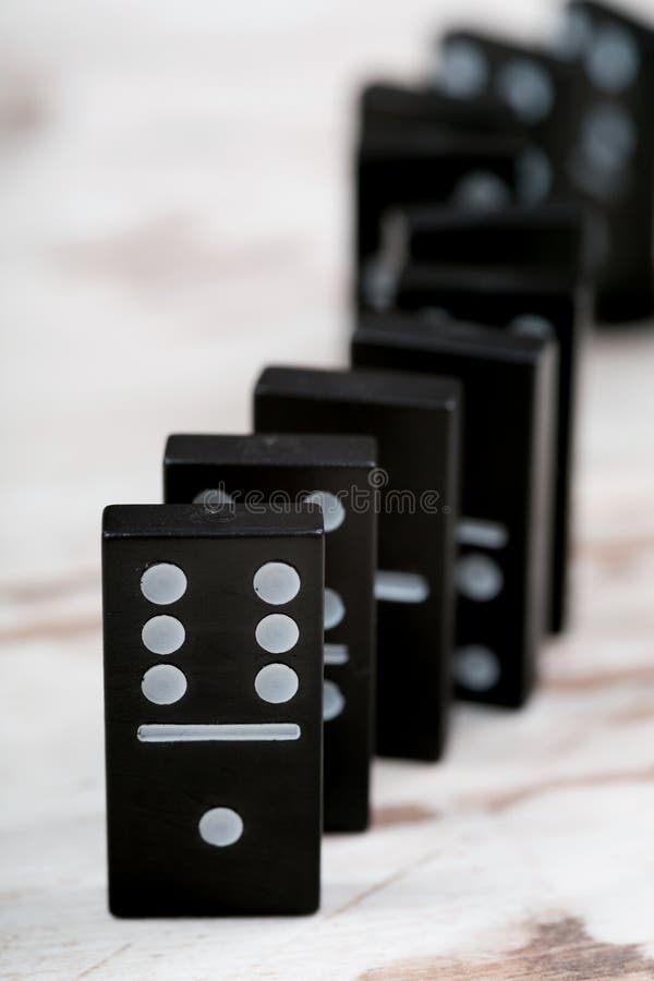 Dominoes counters stock image. Image of close, concepts - 18963707