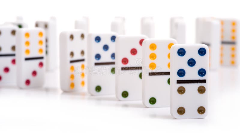 Dominos stock photo. Image of game, space, standing, falling - 5373492