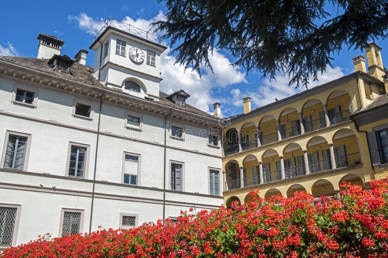 Domodossola, Piemonte, Italia: Monumenti Storici Immagine Stock ...
