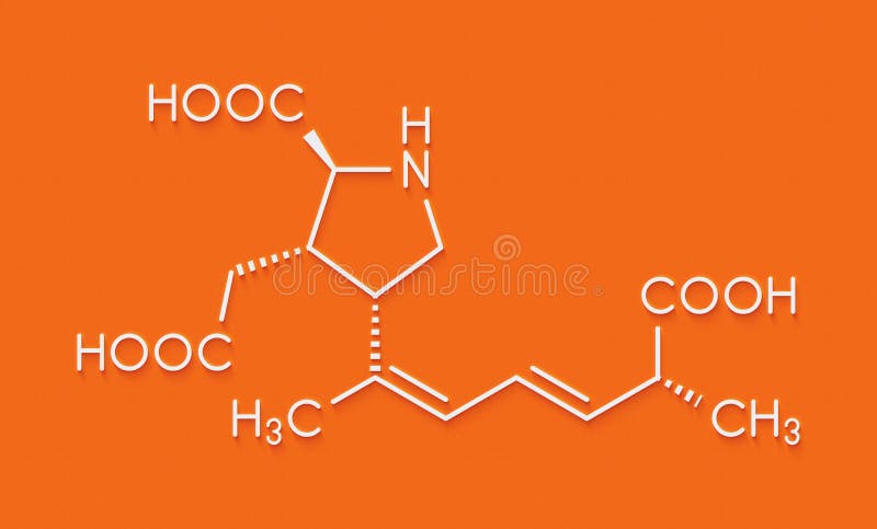Domoic Acid Algae Poison Molecule. Responsible for Amnesic Shellfish ...