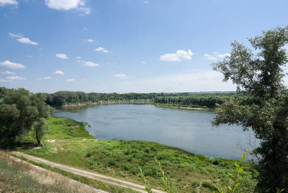 Don River in Veshenskaya stock photo. Image of reed, rostov - 20602574
