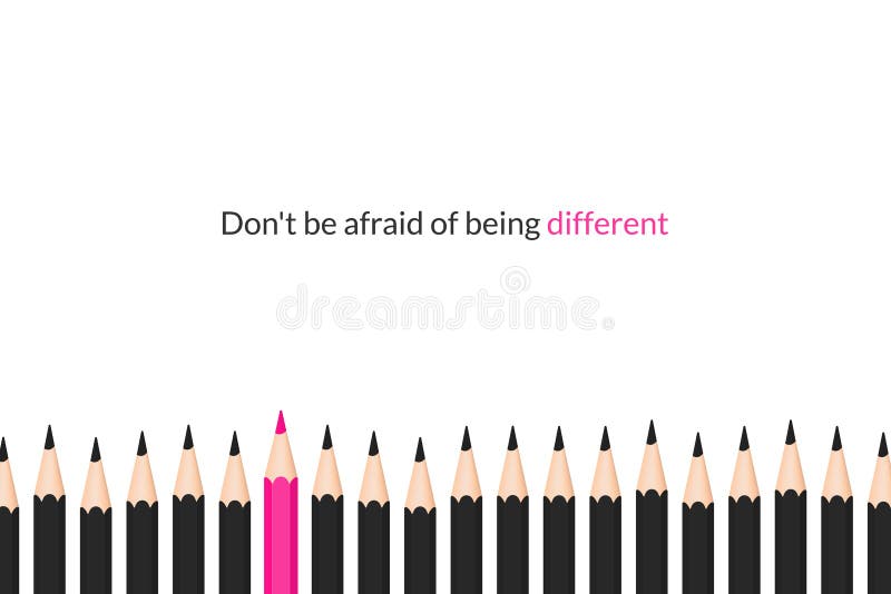 Being Different Move for Success Person Pictogram Stock Vector ...