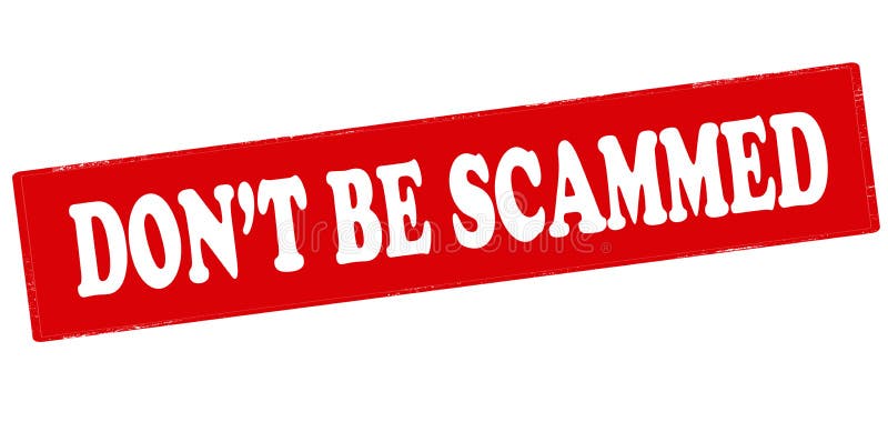 Don t be scammed stock vector. Illustration of inside - 82272472