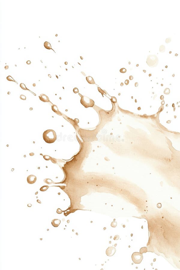 Don T Cry Over Spilled Milk Day Dynamic Burst of Coffee Stains Creating ...