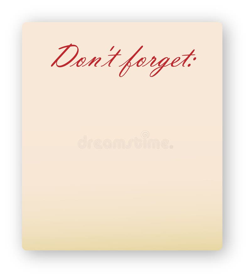 34+ Don t forget Free Stock Photos - StockFreeImages