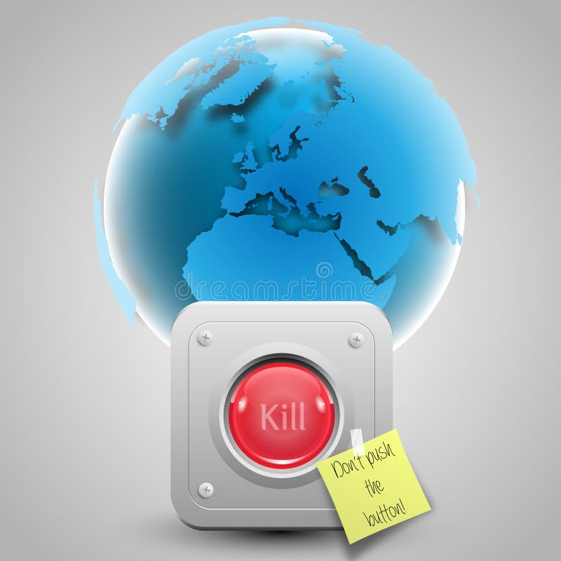 Globe World Map on a Tree, Vector Stock Vector - Illustration of ...