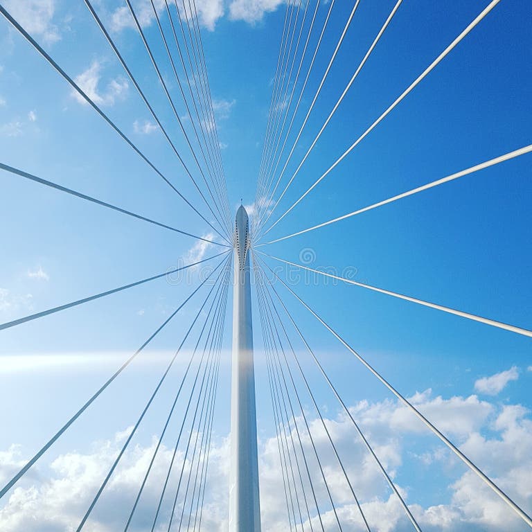 Calatrava bridge editorial stock image. Image of look - 110443559