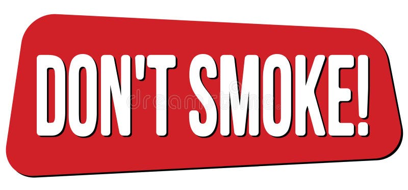 SMOKE Text on Green Rectangle Stamp Sign Stock Illustration ...