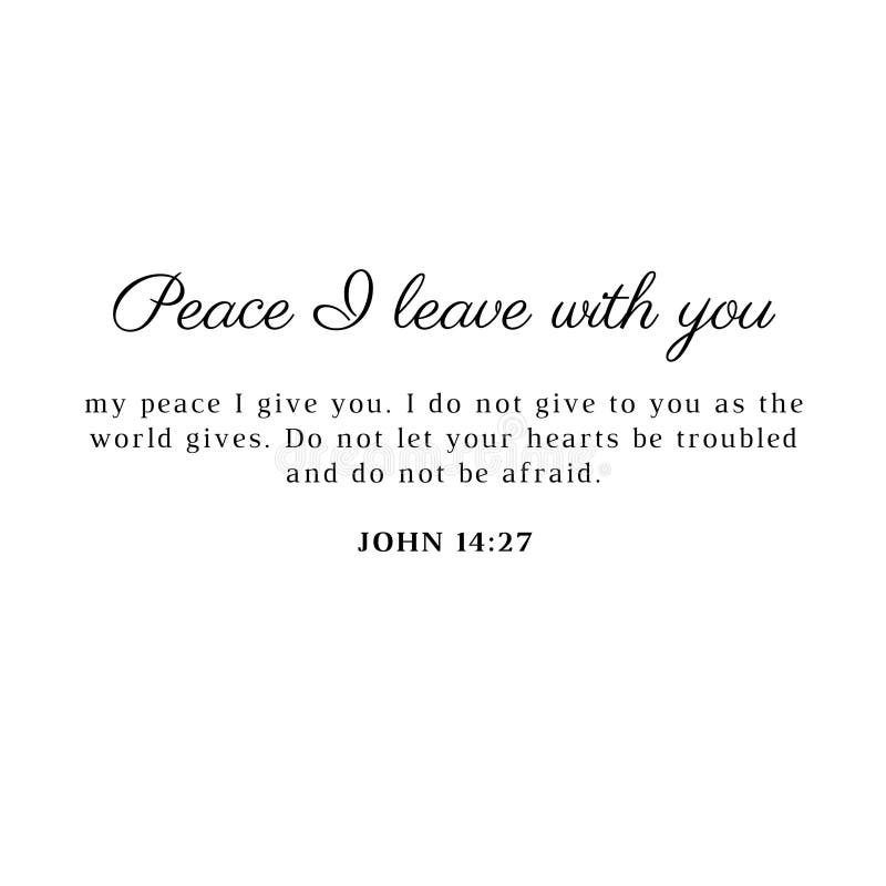 Bible Quote about Peace, Jesus Calming Words and Message Don T Be ...