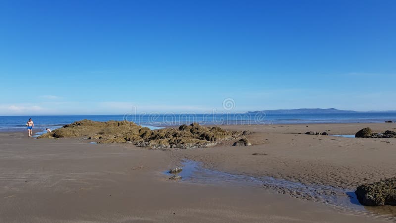 Donabate Beach and Blue Skies in Dublin,Ireland Editorial Image - Image ...