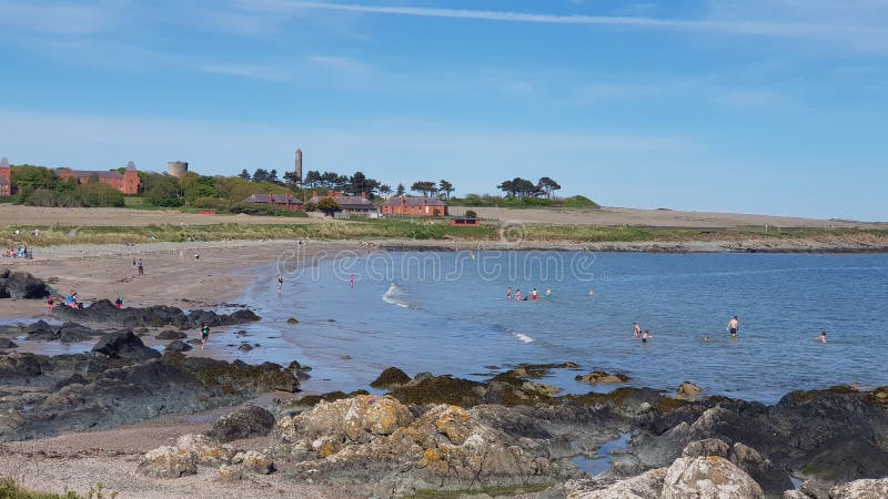 Donabate Beach, Ireland stock photo. Image of terrain - 184526146