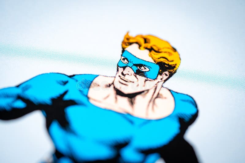 Donald Dan Richards Superhero from a Comic Book. Editorial Photography ...