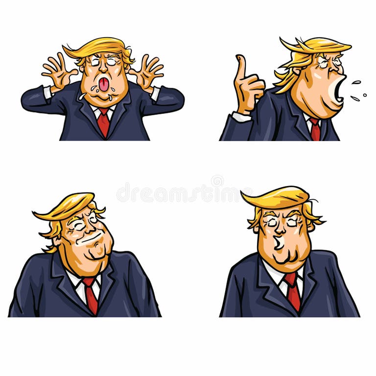 Donald Trump Face Stock Illustrations – 992 Donald Trump Face Stock ...