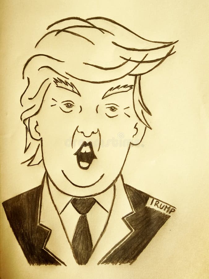 Trump Sketch Stock Illustrations – 193 Trump Sketch Stock Illustrations ...
