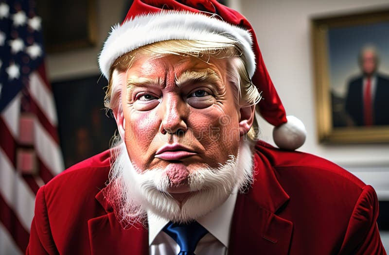 Donald Trump Playing for Santa Clause at 20-9-2024 Editorial Image ...