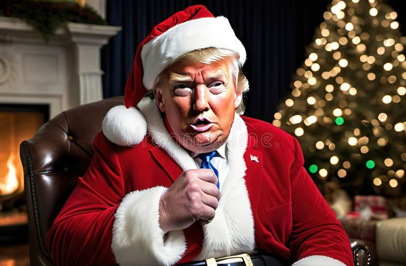 Donald Trump Playing for Santa Clause at 20-9-2024 Editorial Stock ...