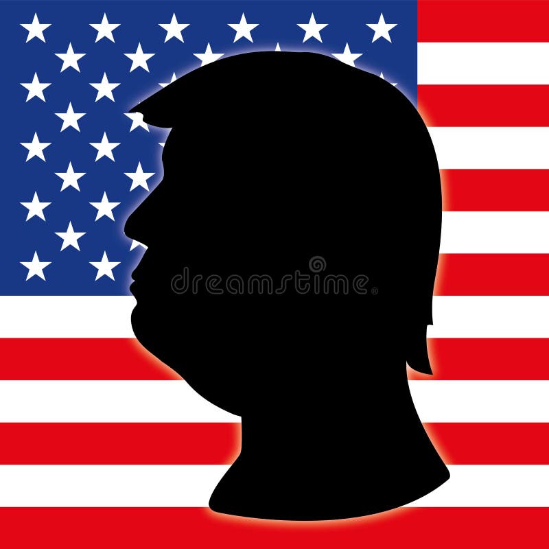 Trump Silhouette Stock Illustrations – 446 Trump Silhouette Stock ...