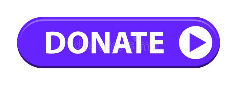 Donate - Purple Button stock illustration. Illustration of donation ...