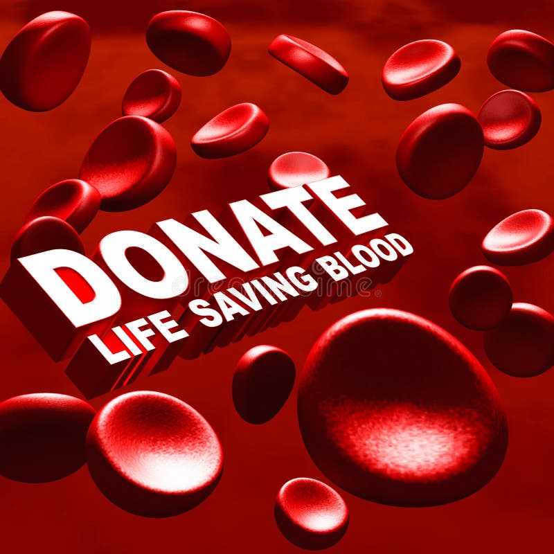 Donate Blood stock vector. Illustration of glossy, graphic - 24157240