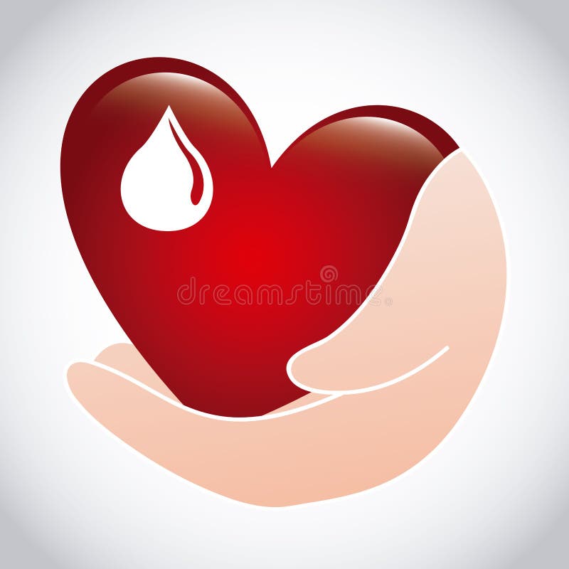 Donate blood design stock vector. Illustration of idea - 46919700