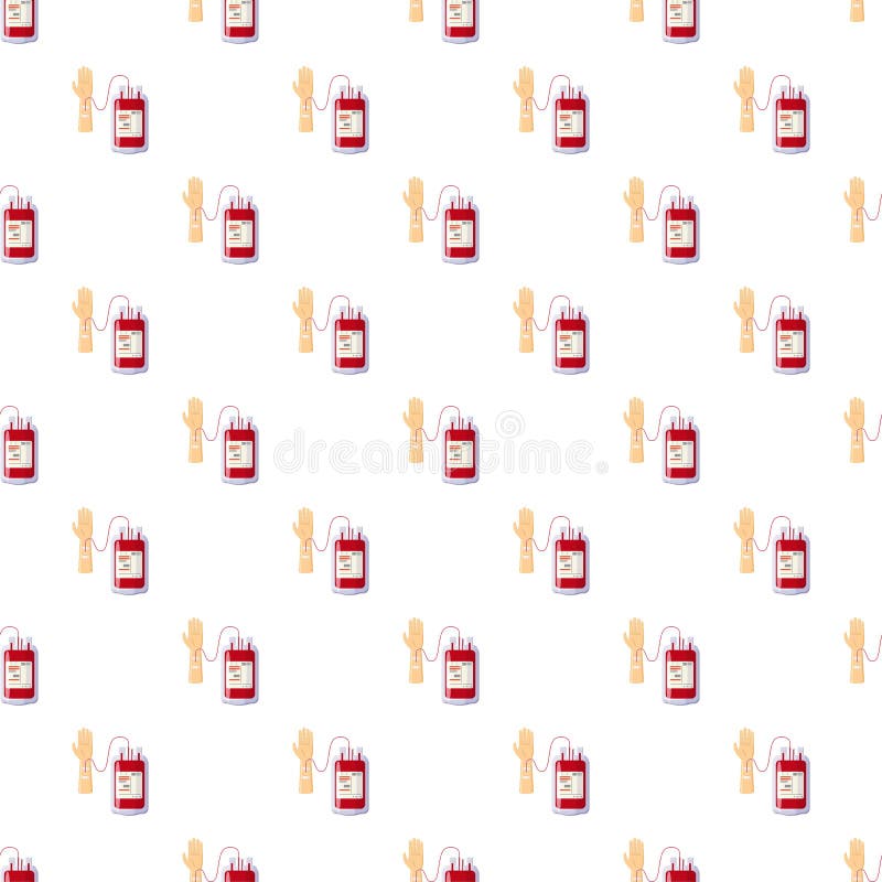 Donate blood pattern stock vector. Illustration of cartoon - 96666978