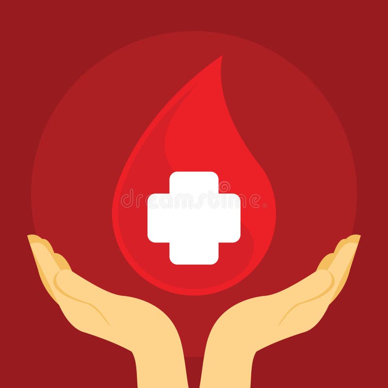 Donate blood save lives stock vector. Illustration of charity - 85542775