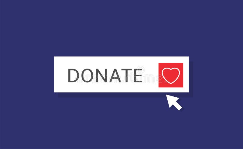Donate Button Red Blue Stock Illustrations – 183 Donate Button Red Blue ...