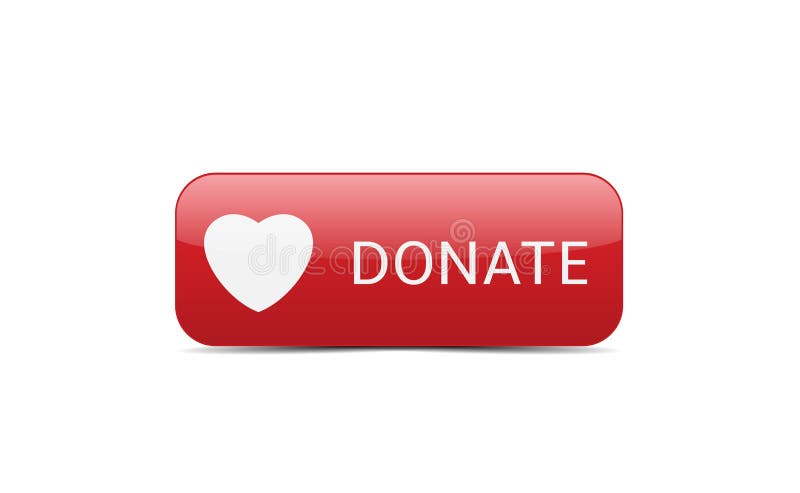 Donate button icon33 stock illustration. Illustration of help - 188386122