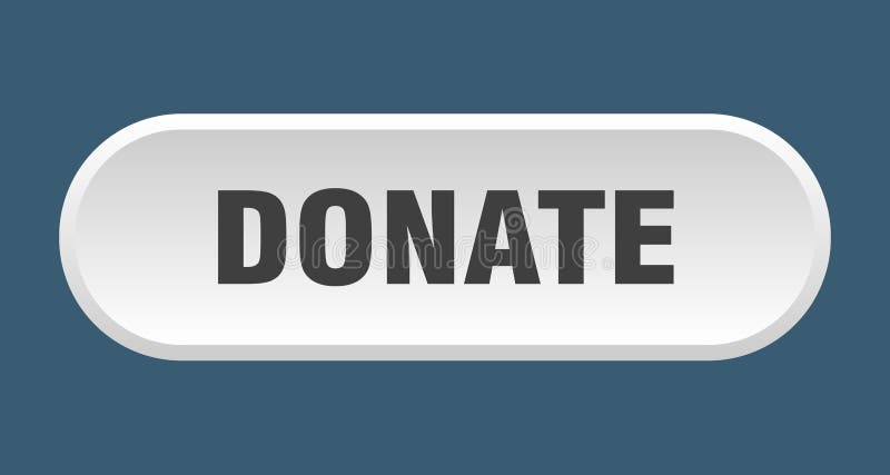 Donate button stock vector. Illustration of flat, shiny - 121046178