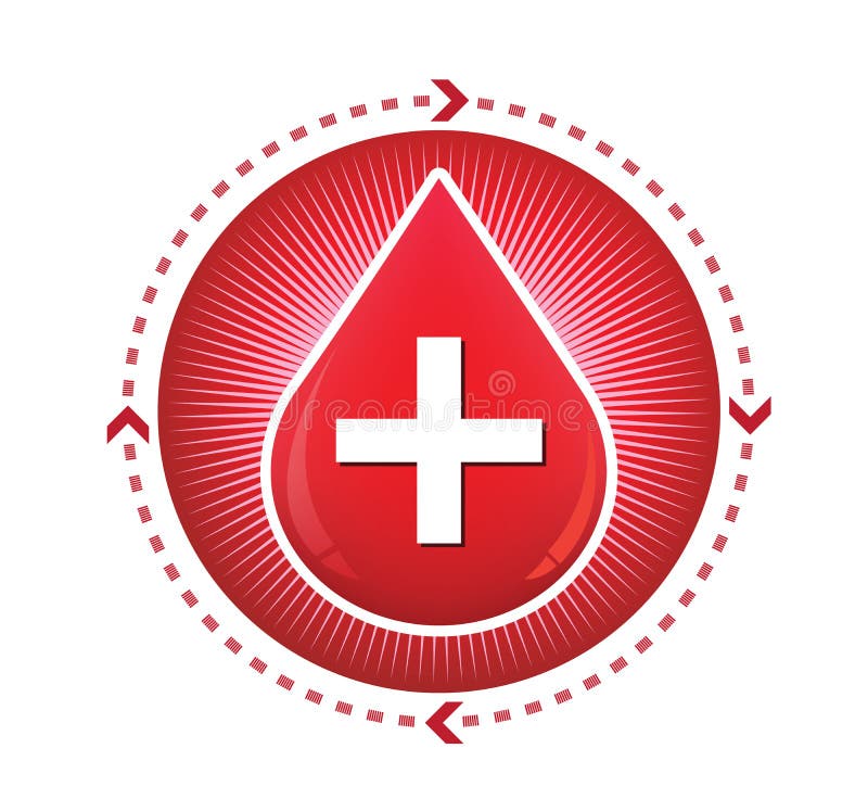 Donate drop blood red sign stock vector. Illustration of health - 49206666