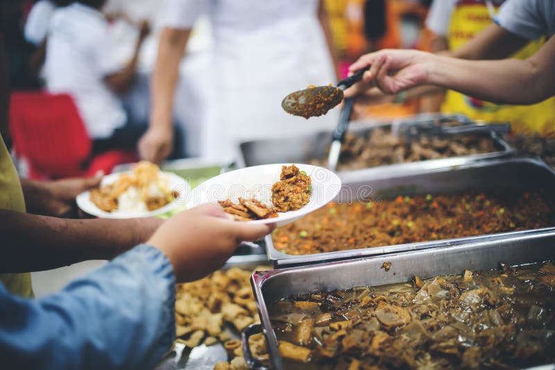 Donate Food To the Poor : Poverty Concept Stock Image - Image of people ...