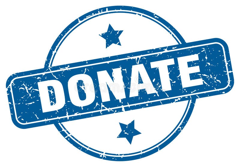 Donate grunge rubber stamp stock vector. Illustration of artistic ...