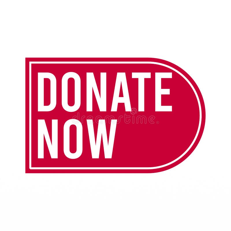 Donate Now Button Design Template Stock Vector - Illustration of give ...