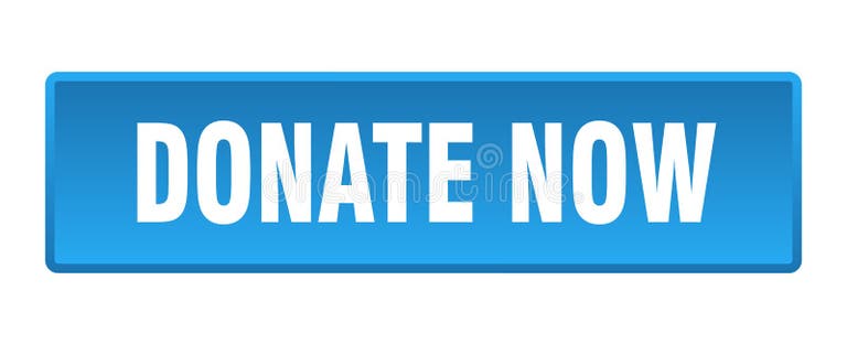 Donate Now Button. Donate Now Square Isolated Push Button Stock Vector ...