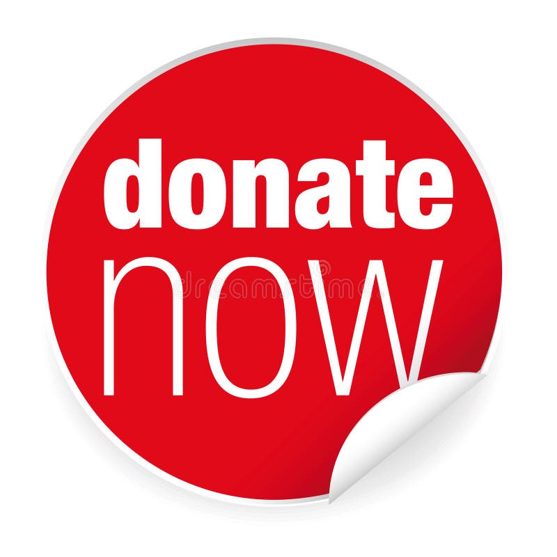 Donate now button stock vector. Illustration of isolated - 27496587