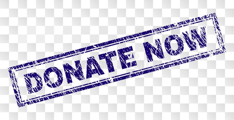 Grunge DONATE NOW Rectangle Stamp Stock Vector - Illustration of ...