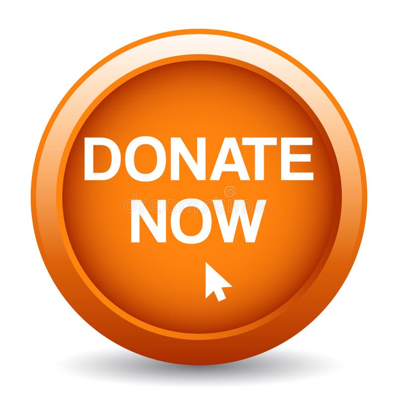 Donate now button stock illustration. Illustration of charitable ...