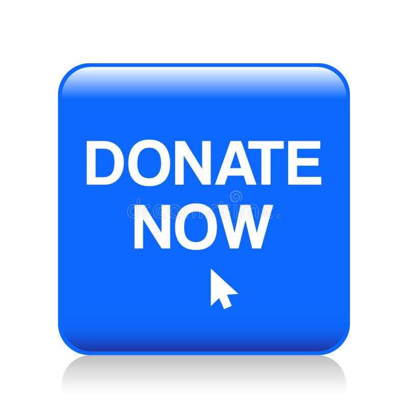 Donate now button stock illustration. Illustration of charitable ...