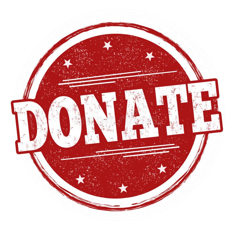 Donate Sign. Donate Grunge Stamp. Stock Vector - Illustration of ...
