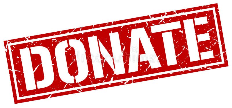 Donate stamp stock vector. Illustration of rubber, square - 120367835