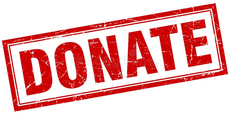 Donate stamp stock vector. Illustration of vintage, textured - 125213436