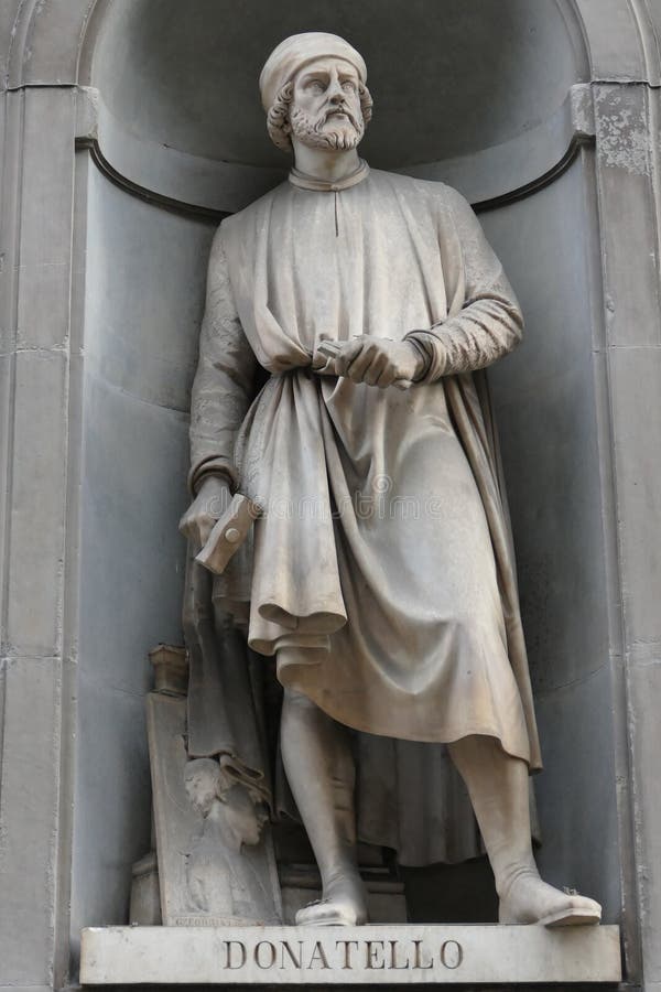 Donatello Statue Florence, Tuscany, Italy Stock Photo - Image of ...