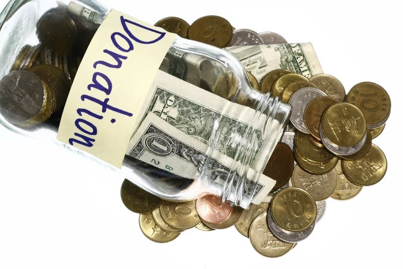 Donation stock image. Image of cash, white, korea, isolated - 5730679