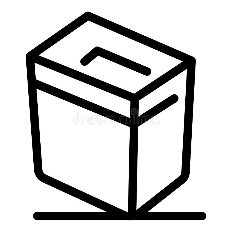 Donation Box Icon Representing Charity and Giving Stock Vector ...