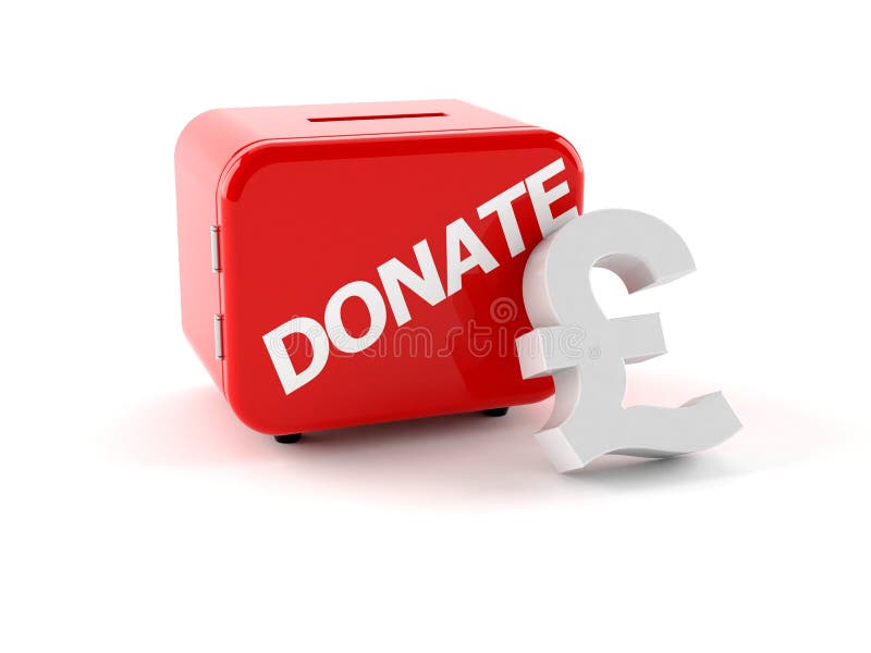 Donation Box Pound Currency Symbol Stock Illustrations – 8 Donation Box ...