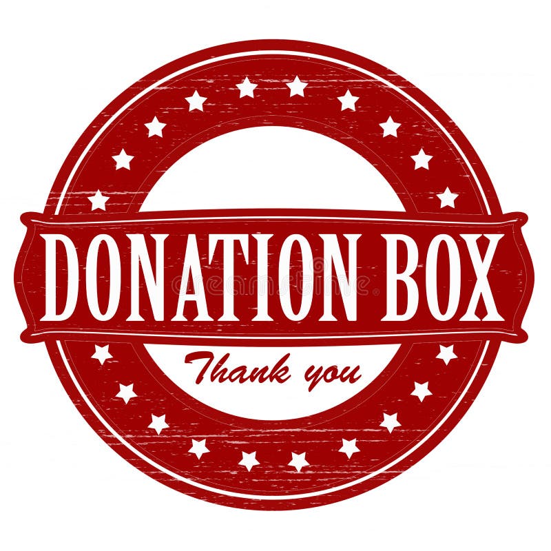 Donation box stock illustration. Illustration of rectangular - 109906533