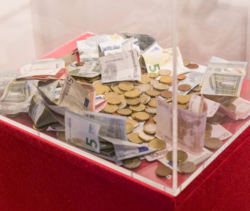 Offertory box in church stock photo. Image of contribution - 2461368