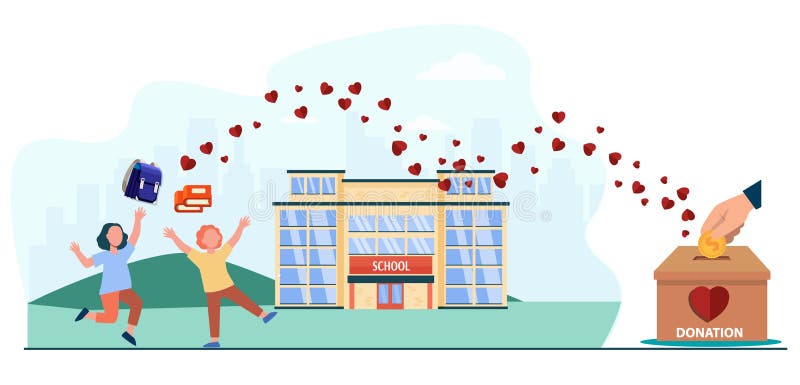 Donation To School for Poor Child. Support There Education by Donating ...